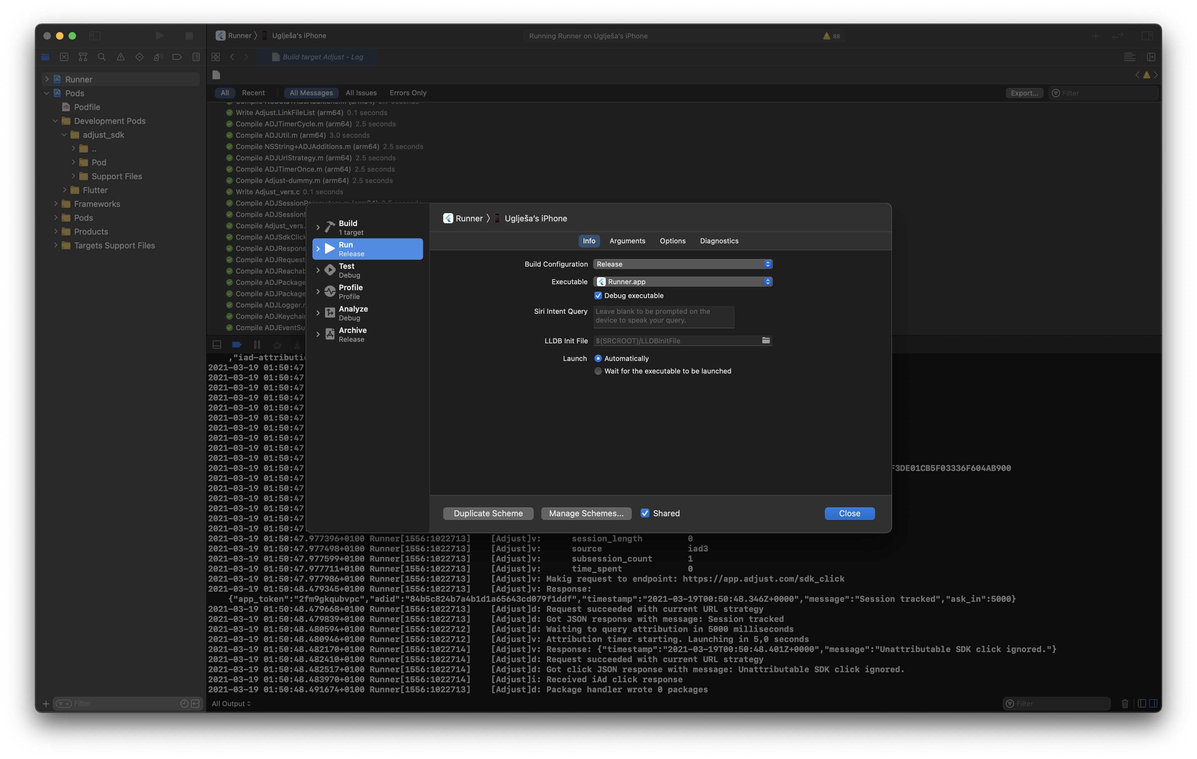 I can't debug build with Flutter 2.0.0 · Issue #42 · adjust/flutter_sdk · GitHub