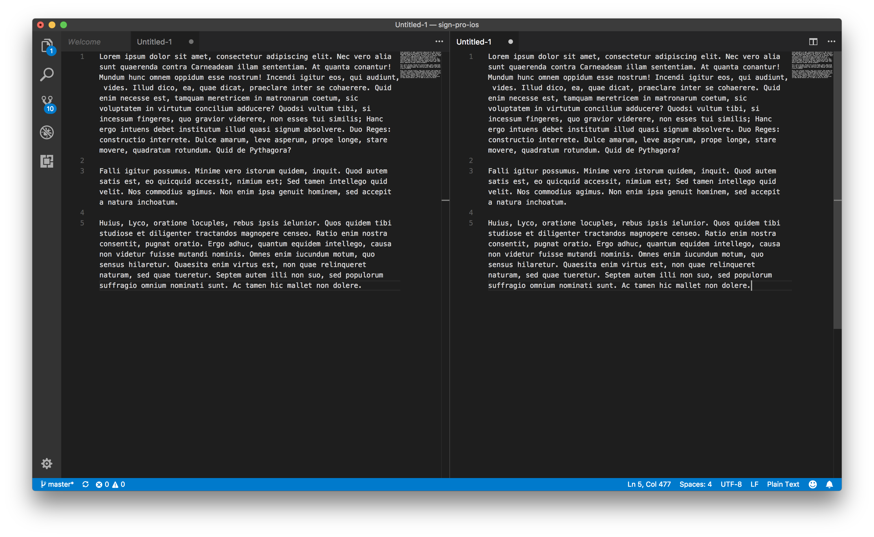 Latest update has narrow editor window when only one view is open ...