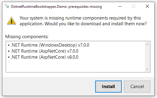 Allow adding additional dependencies to the installer · Issue #19 · Tyrrrz ...