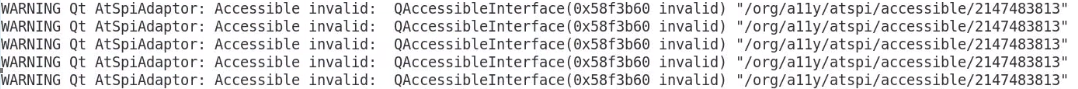 Qt warning: AtSpiAdapor - Accessible invalid · Issue #7643 · OPM/ResInsight · GitHub