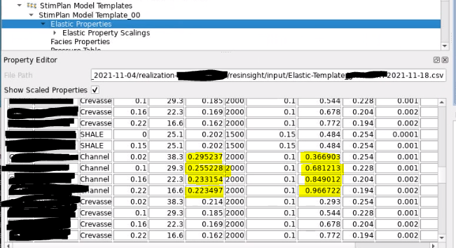 StimPlan model template: Import Elastic Properties csv-file wrong error for existing project ...