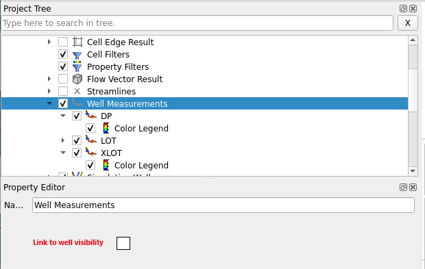 Well measurements do not hide with well · Issue #8625 · OPM/ResInsight · GitHub