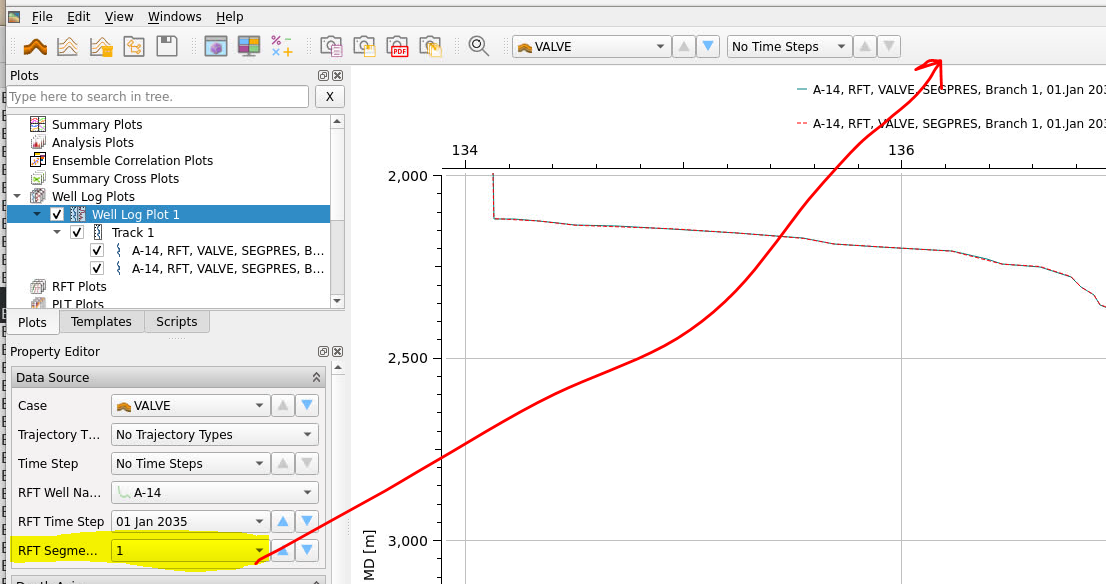Well Log Plot: Add RFT Segment data source as drop down list on menu · Issue #9045 · OPM ...