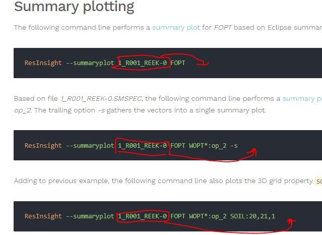 Documentation Wrong Order Of Input For Summaryplot · Issue 9425 · Opmresinsight · Github 
