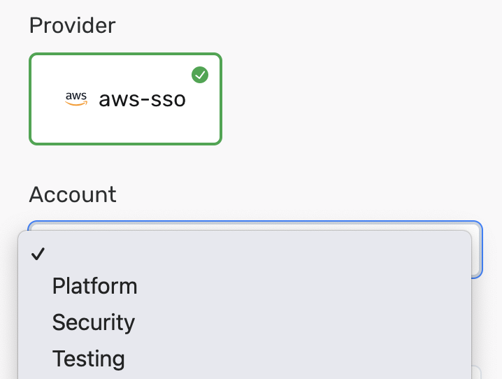 Access Provider Select Fields Should Be Sorted Alphabetically And