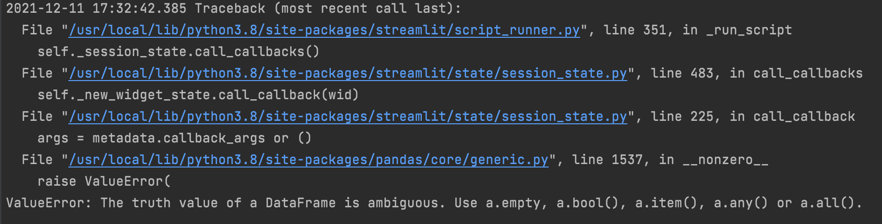 Formscallback Chaining Not Working · Issue 4164 · Streamlitstreamlit · Github