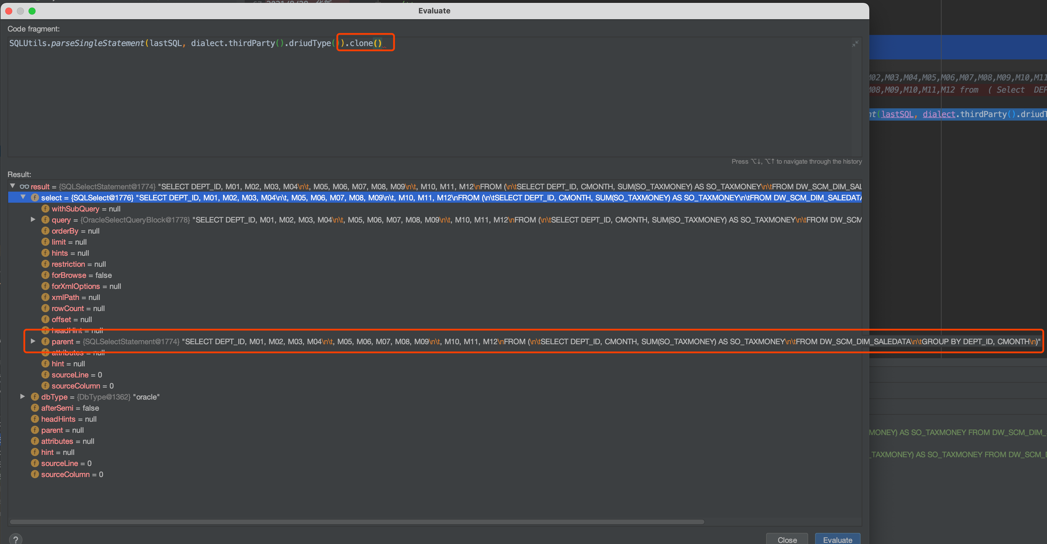 sql 解析成 SQLStatement 以后 在使用clone () 方法 oracle的 pivot 没有 clone进去 · Issue #4894 · alibaba/druid ...