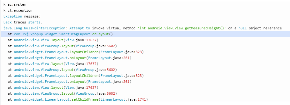 友盟线上经常报错的一个问题：空指针 · Issue #804 · li-xiaojun/XPopup · GitHub