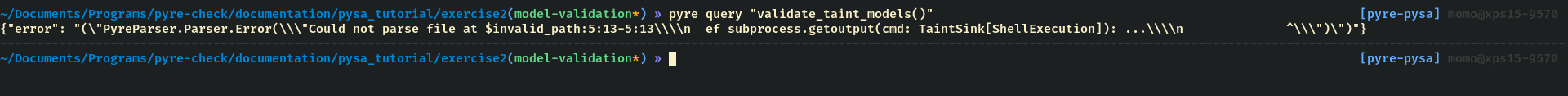 validate_taint_models() fails for specific cases of incorrect Syntax in .pysa files · Issue #431 ...