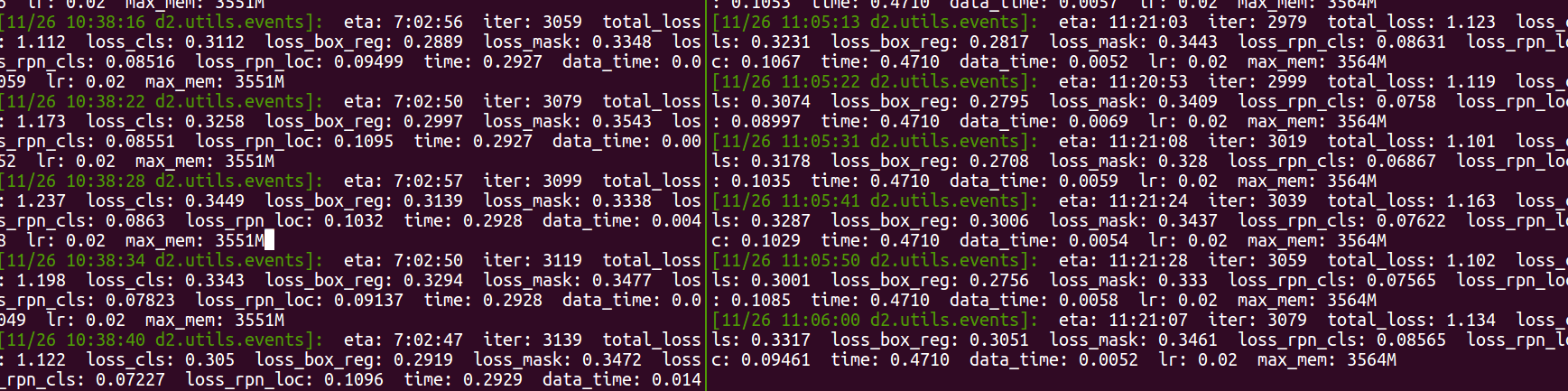 Mask R-CNN has different speeds in the py and yaml configuration formats · Issue #3726 ...