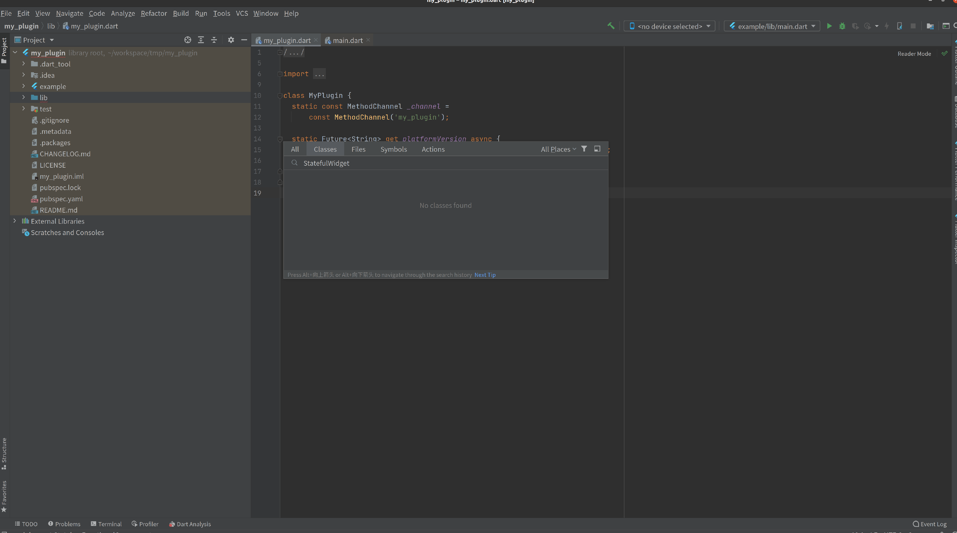 Creating A Web Plugin Does Not Create A Valid Pubspec Message References Docs Which Reference