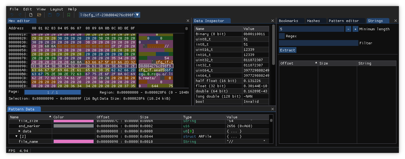 [Bug] Pattern and data view out of sync · Issue #618 · WerWolv/ImHex · GitHub