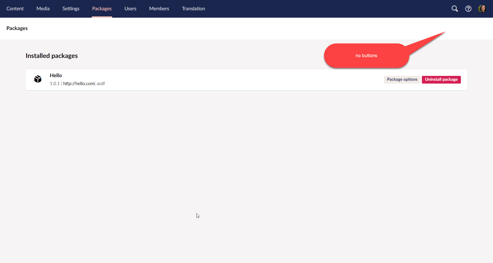 v8 Packages section loads to a blank screen after a local package is installed · Issue #4478 ...