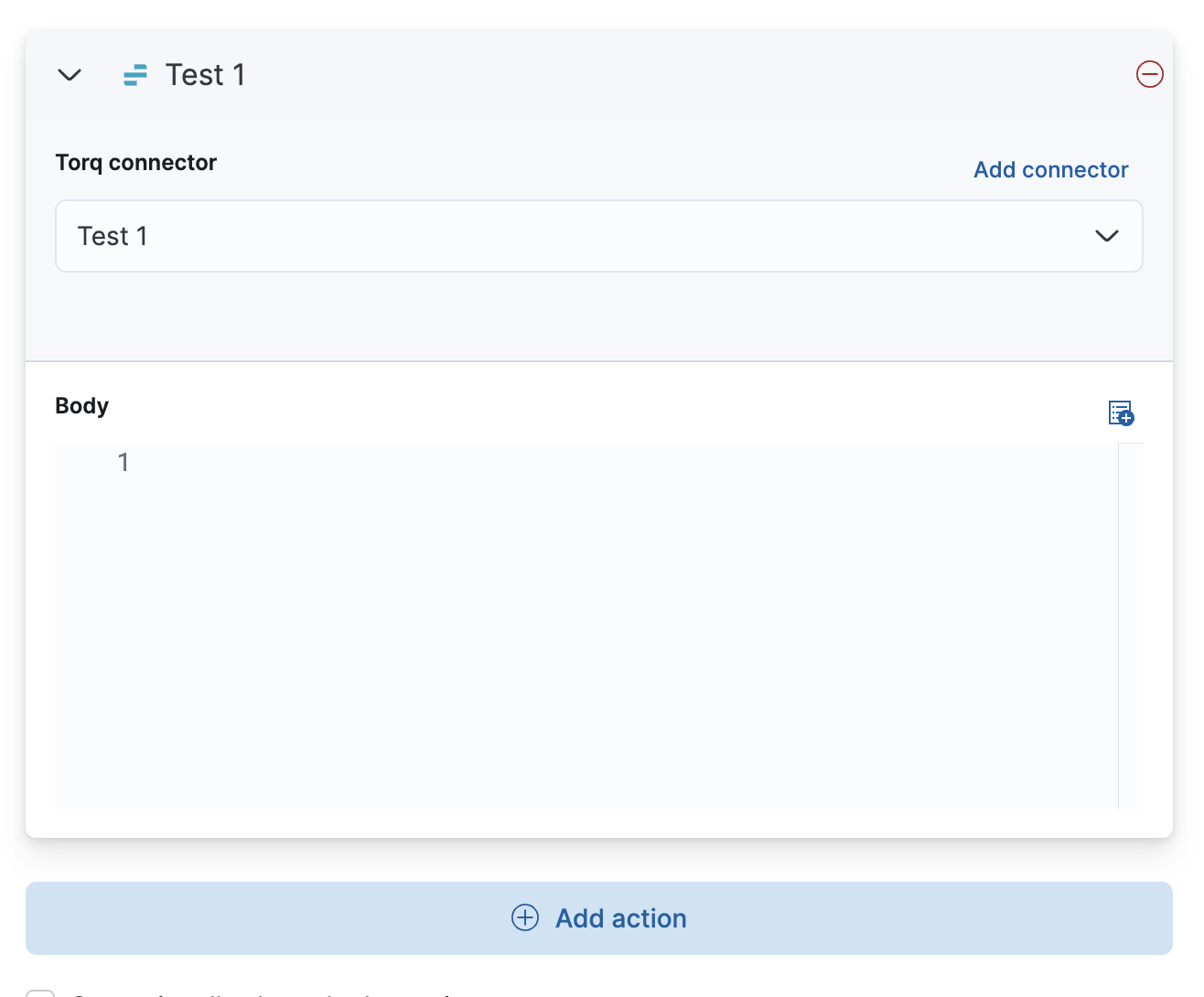[Security Solution] Predefined Torq body not displayed when adding the ...