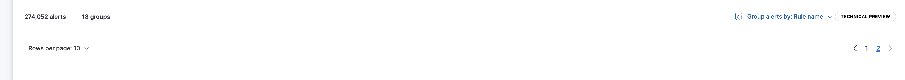 Security Solution Number Of Rowspagination Does Not Work For Alert Grouping · Issue 151640 