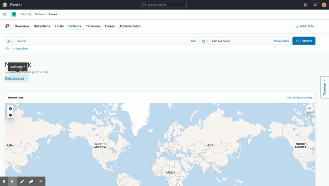 [Security Solution] Data sources tooltip is displayed over the Security Solution header · Issue ...