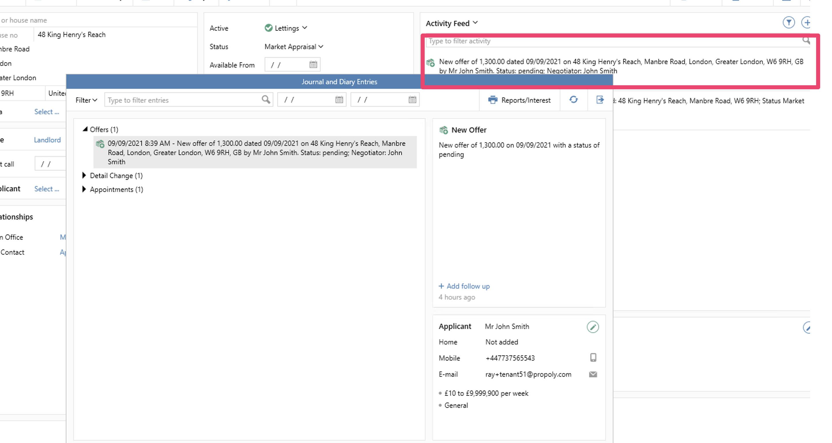 Reapit offers linking to Tenancy · Issue #4982 · reapit/foundations · GitHub