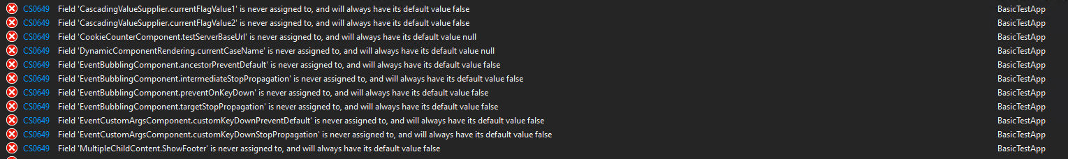 Random .razor compilation error when building in VS · Issue #30720 · dotnet/aspnetcore · GitHub