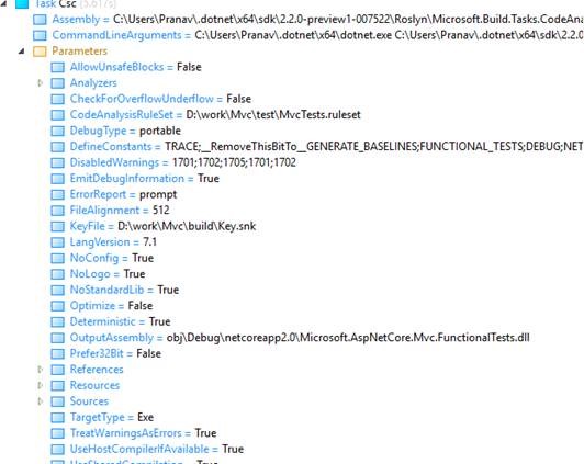 Compiling Mvc S Functional Tests With 2 2 Sdk Targeting Netcoreapp2 1 Is Compiled With