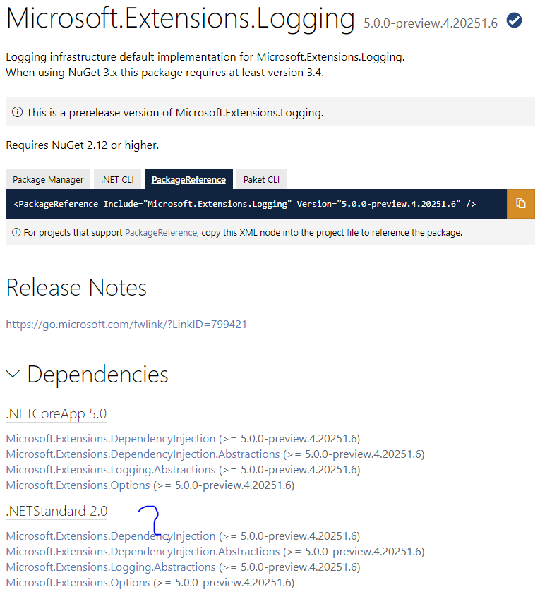 Microsoft Extensions Logging Is Missing A Dependency On Microsoft Extensions Configuration
