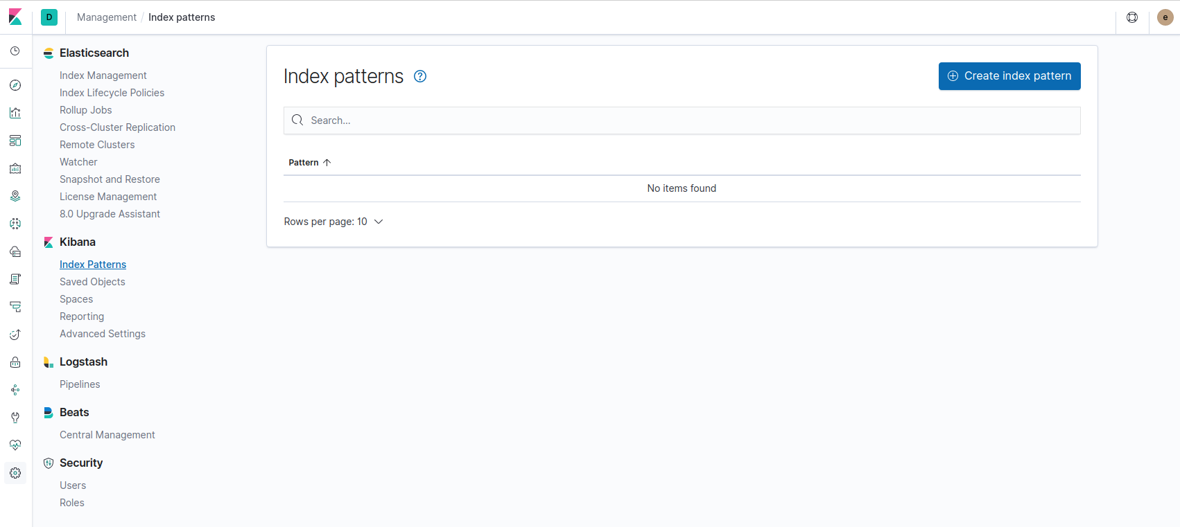 Create Index Pattern Button Hidden · Issue 46449 · Elastickibana · Github 4631