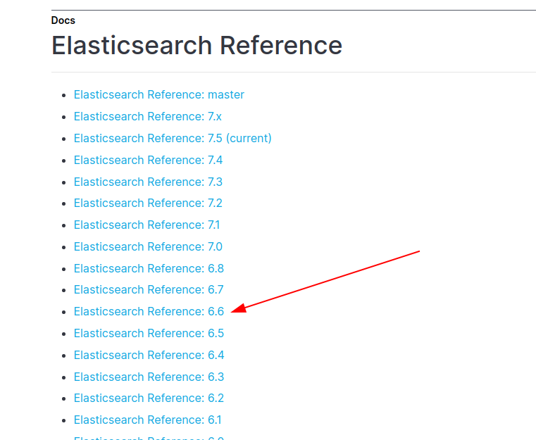 Difficult to find older versions of documentation · Issue #1536 · elastic/docs · GitHub
