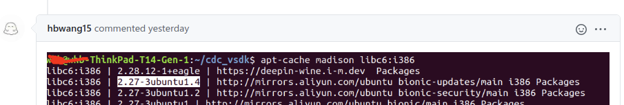 ubuntu 18.04.5 libc6依赖问题 · Issue #163 · zq1997/deepin-wine · GitHub