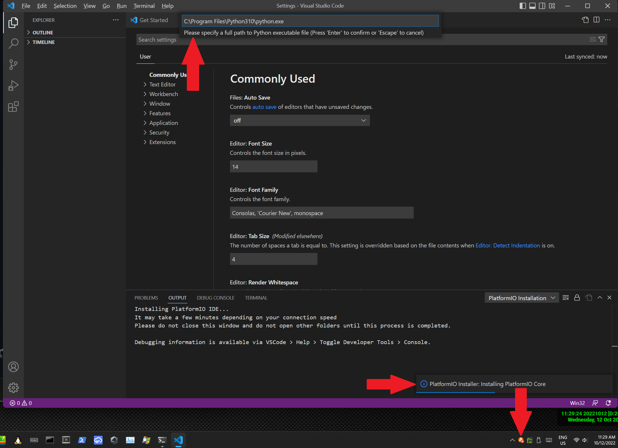 Can Not Find Python Interpreter Issue 1774 Platformio platformio 