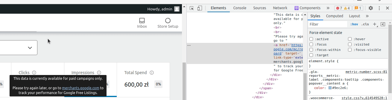 Make links in SummaryNumber's tooltip clickable. · Issue #768 · woocommerce/google-listings-and ...
