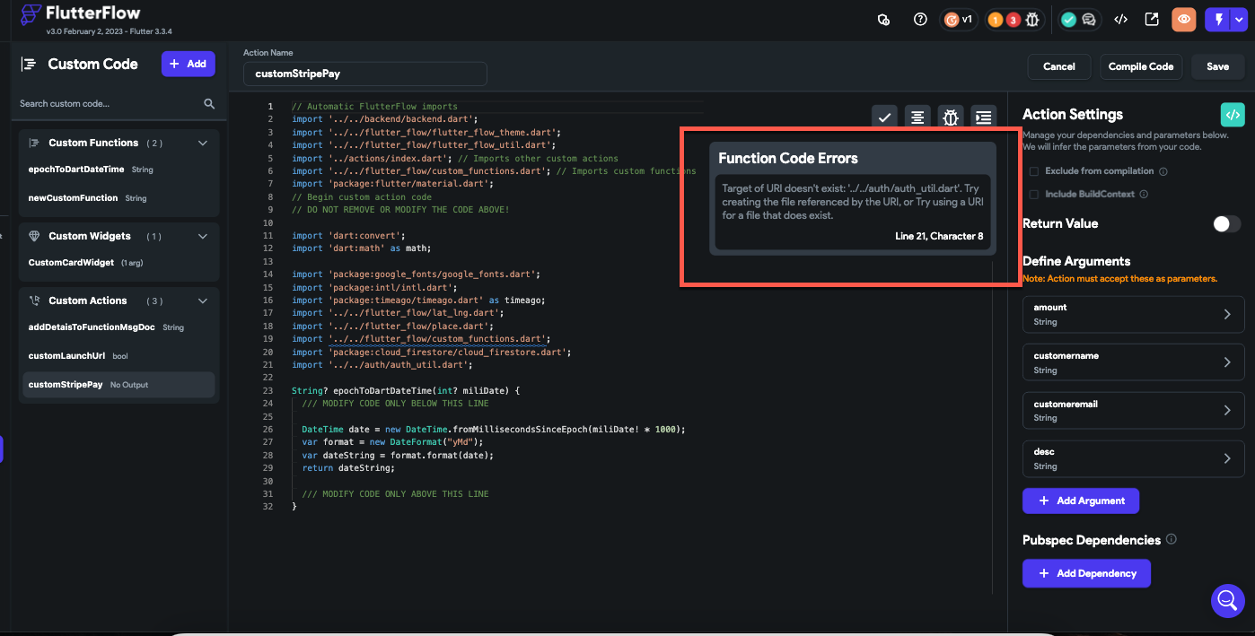 Duplicating a project creates functional custom code errors · Issue ...