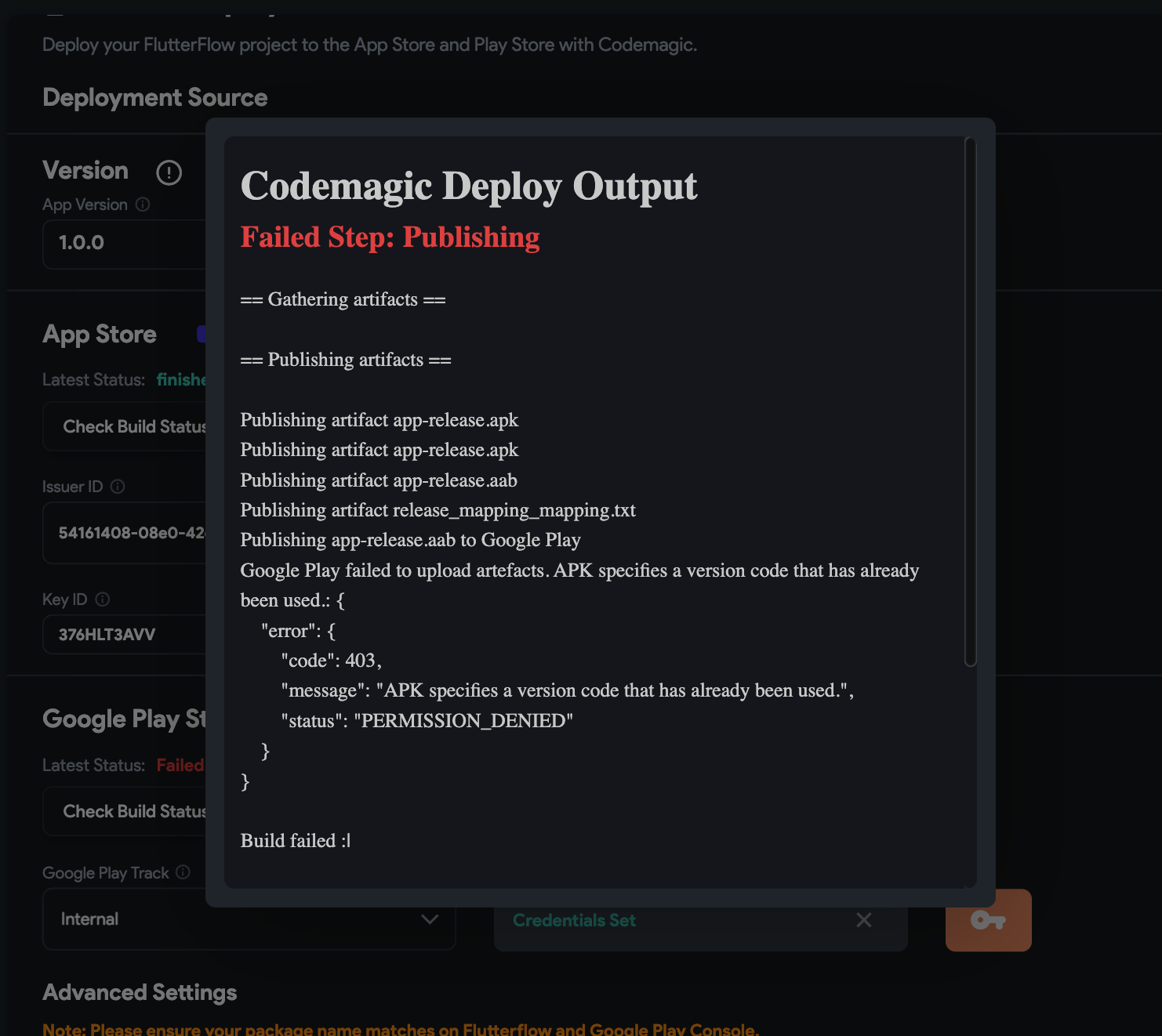 Build number not changing while deploying app in playstore. · Issue #1048 · FlutterFlow ...