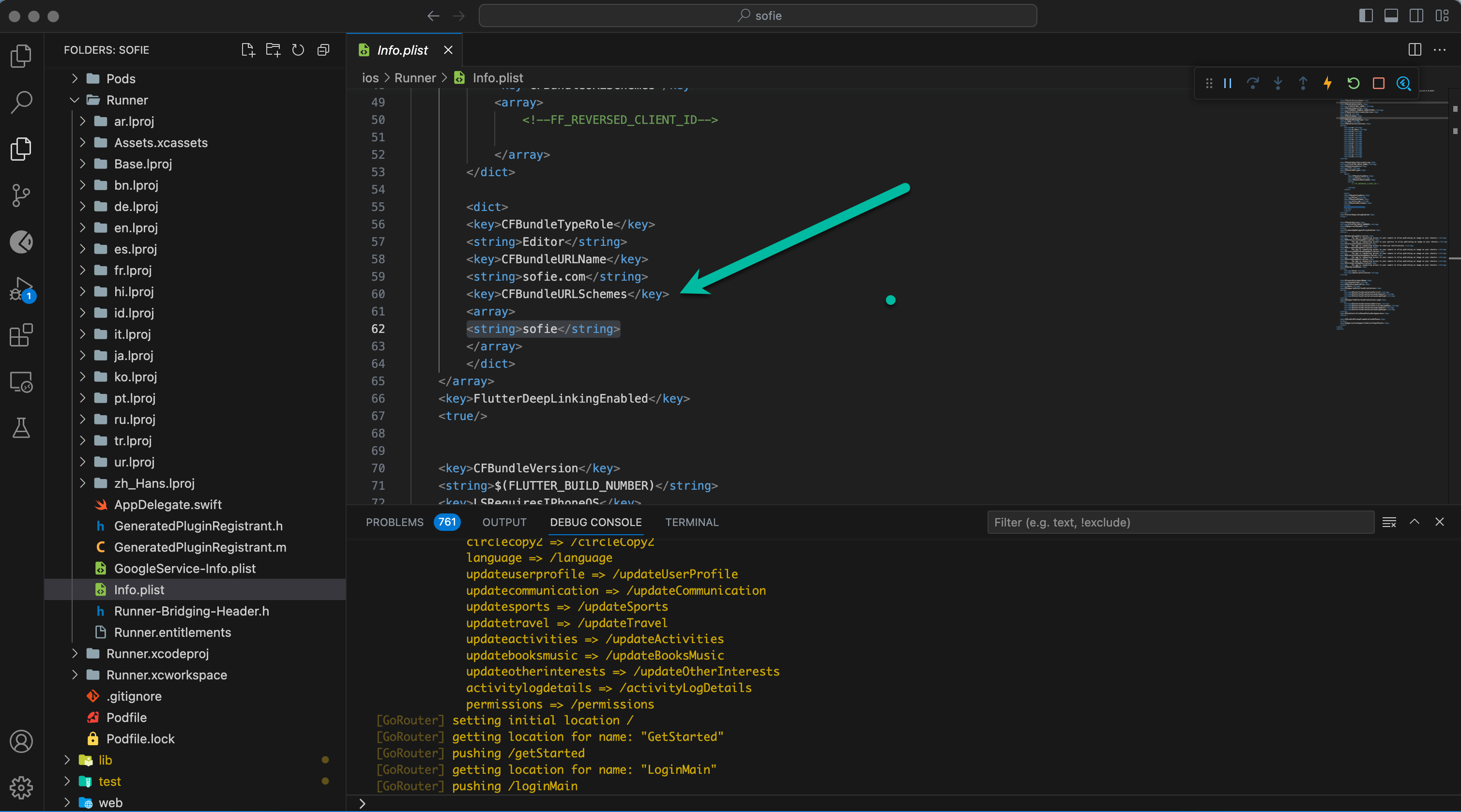 Please register custom URL scheme 'app...'in the app's info.plist file (IOS) · Issue #1373 ...