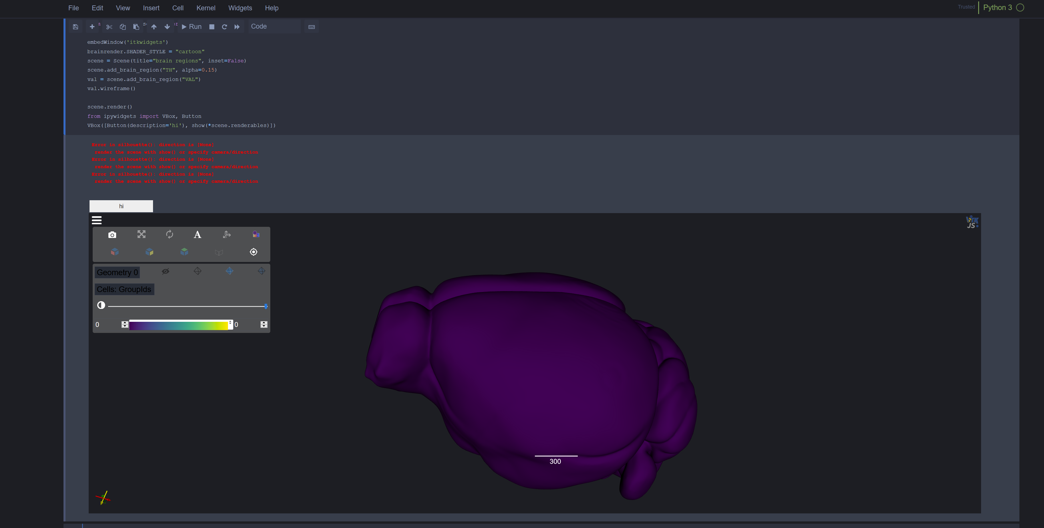 Jupyter notebook itkwidget error (not visible in notebook) · Issue #132 · brainglobe/brainrender ...
