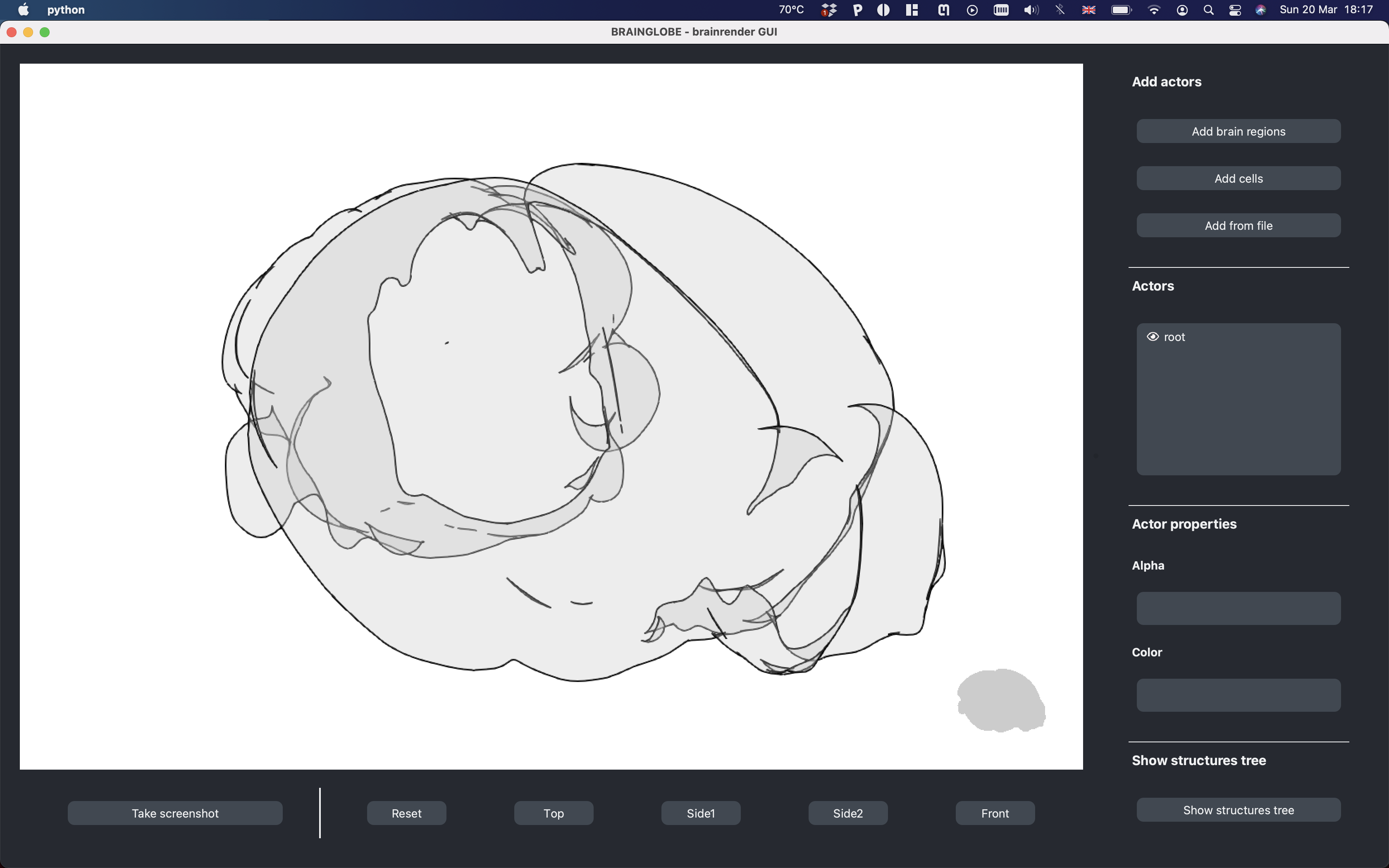 brainrender-gui KeyError: 'notebookBackend' · Issue #197 · brainglobe/brainrender · GitHub