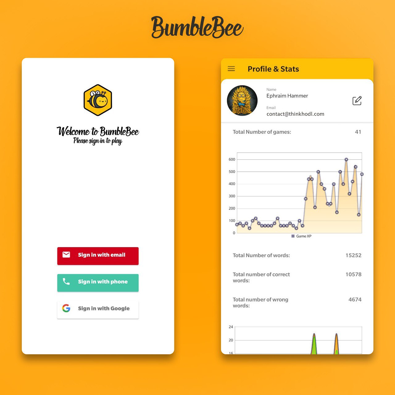 GitHub - ephammer/BumbleBee: Spelling bee game for Android