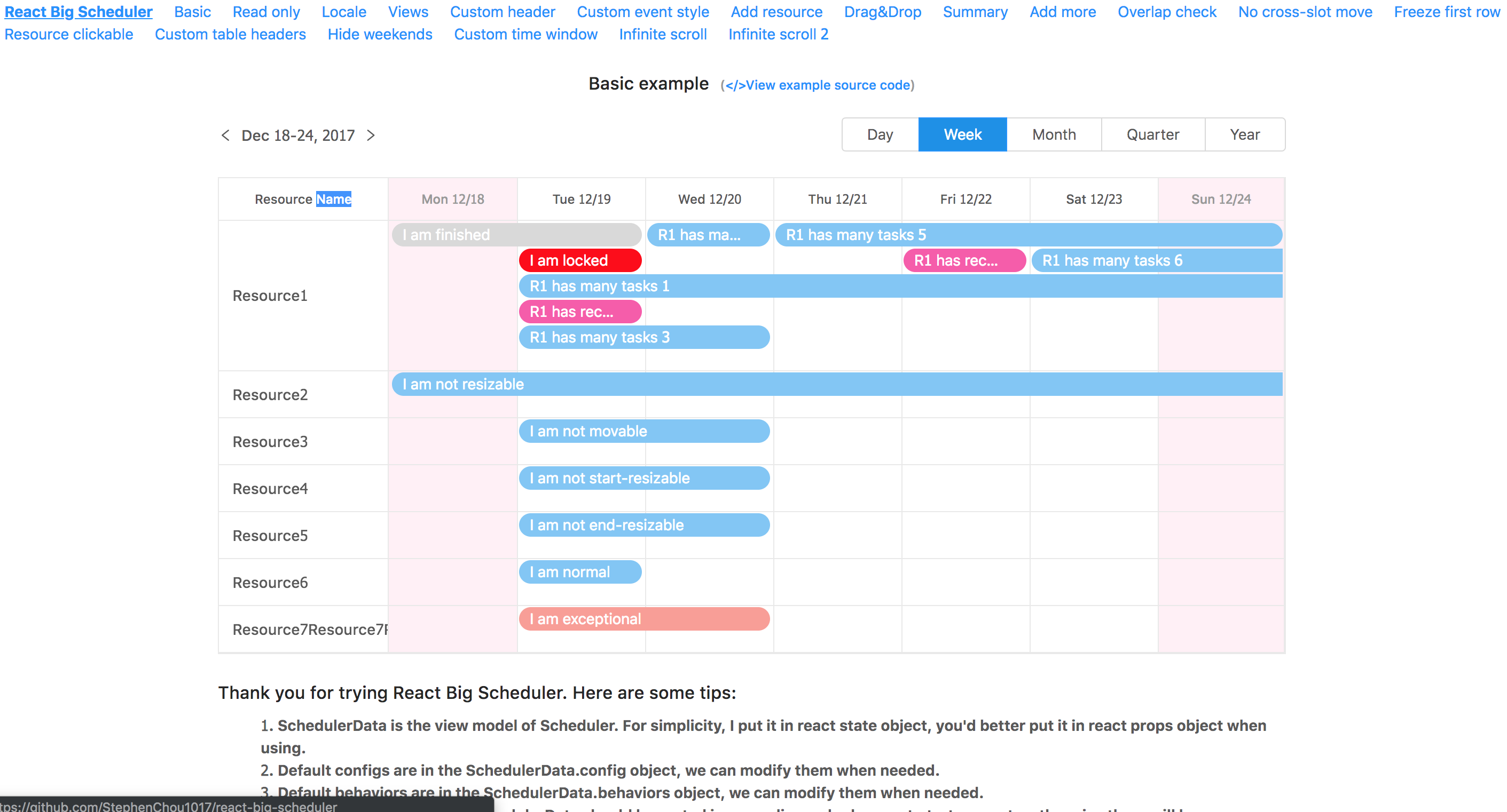 Unable to build project / run examples · Issue #56 · StephenChou1017/react-big-scheduler · GitHub