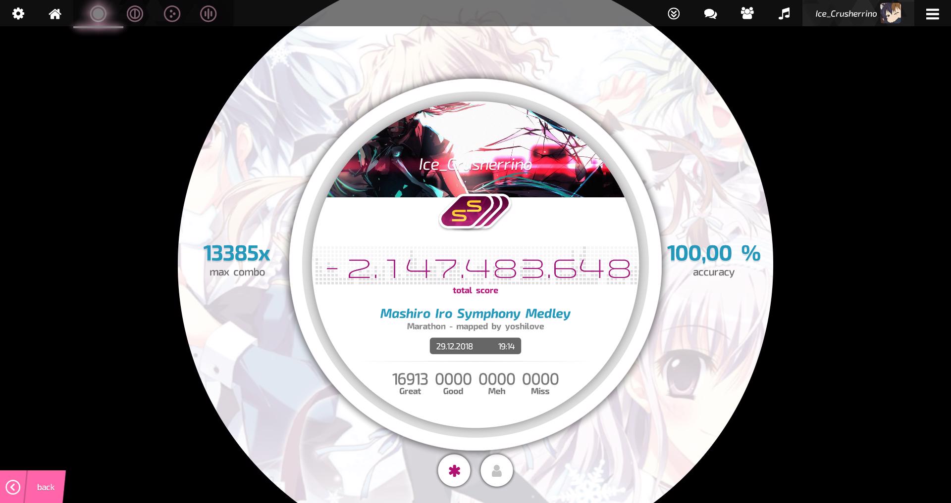 Negative score shown on results screen with long beatmaps · Issue #3970 ...