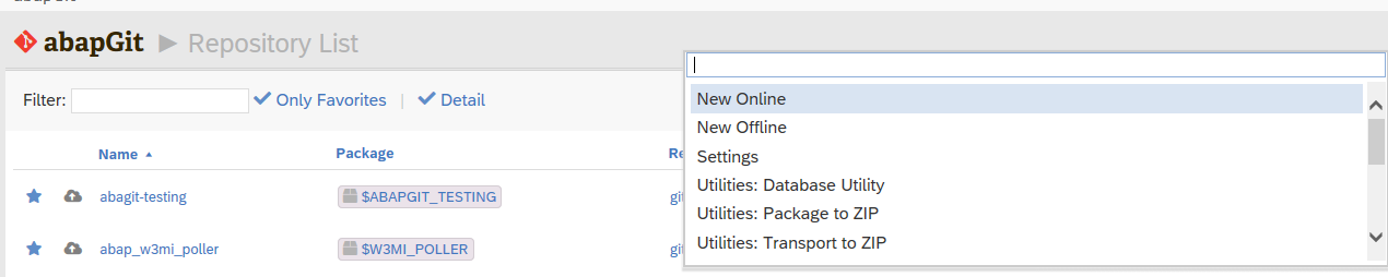 Repo List: Make command palette and goto repo mutually exclusive · Issue #5191 · abapGit/abapGit ...