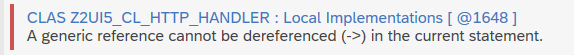 A generic reference cannot be dereferenced (->) in the current statement. · Issue #156 ...