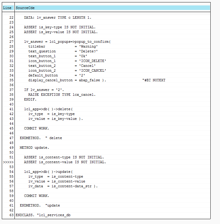 Shortdump When Saving Advanced Database Util Settings · Issue 828 · Abapgit Abapgit · Github