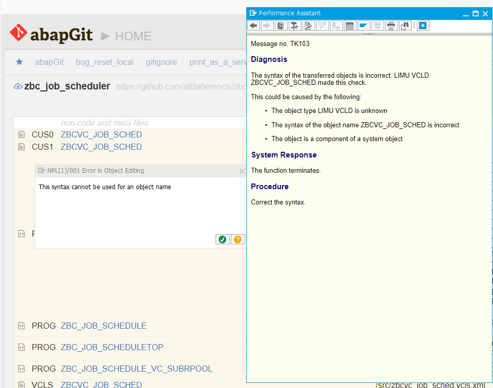 VCLS CUS0, and CUS1 · Issue #1565 · abapGit/abapGit · GitHub