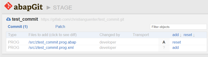 Commit leads to empty process stage list · Issue #2769 · abapGit/abapGit · GitHub