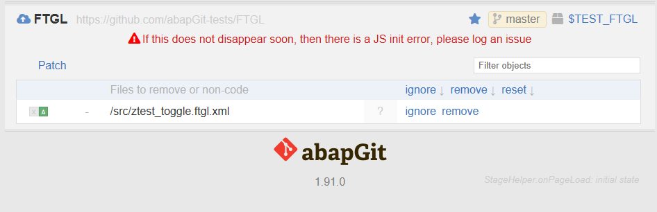 Force Stage Js Init Error · Issue 3048 · Abapgit Abapgit · Github