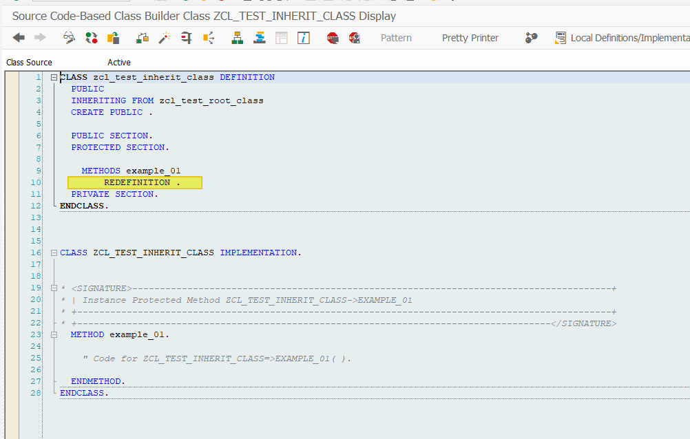 Import Redefinition Of Protected Methods · Issue 3053 · Abapgit Abapgit · Github