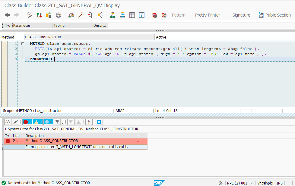 NW752 syntax error: Class ZCL_SAT_GENERAL_QV · Issue #5 · DevEpos/abap-search-tools · GitHub