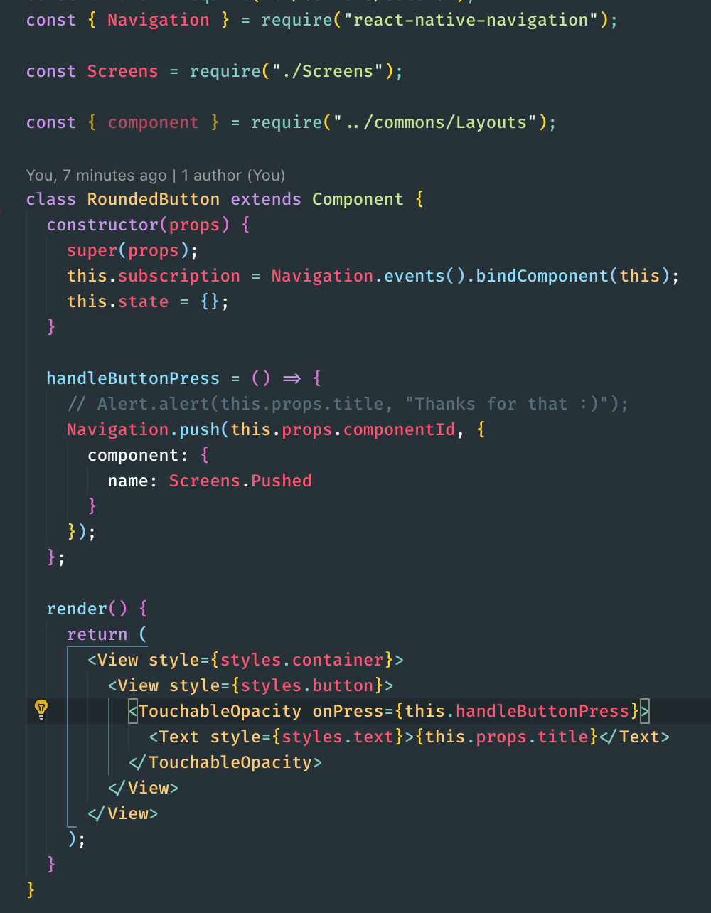 Playground: RoundedButton doesn't affect iOS/Android app · Issue #5040 ...