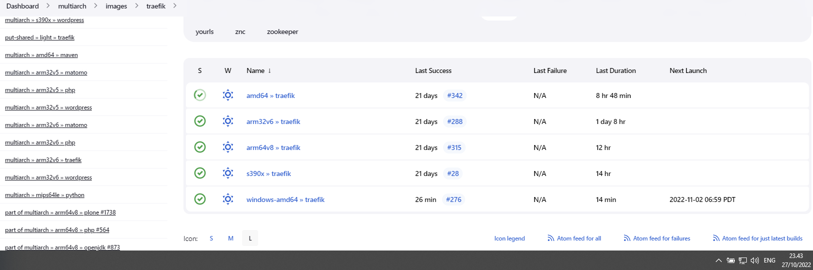 Traefik 2.9.4 - no matching manifest for linux/arm64/v8 · Issue #9479 · traefik/traefik · GitHub