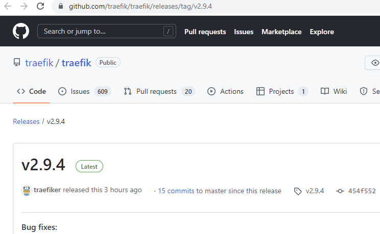 Traefik 2.9.4 - no matching manifest for linux/arm64/v8 · Issue #9479 · traefik/traefik · GitHub