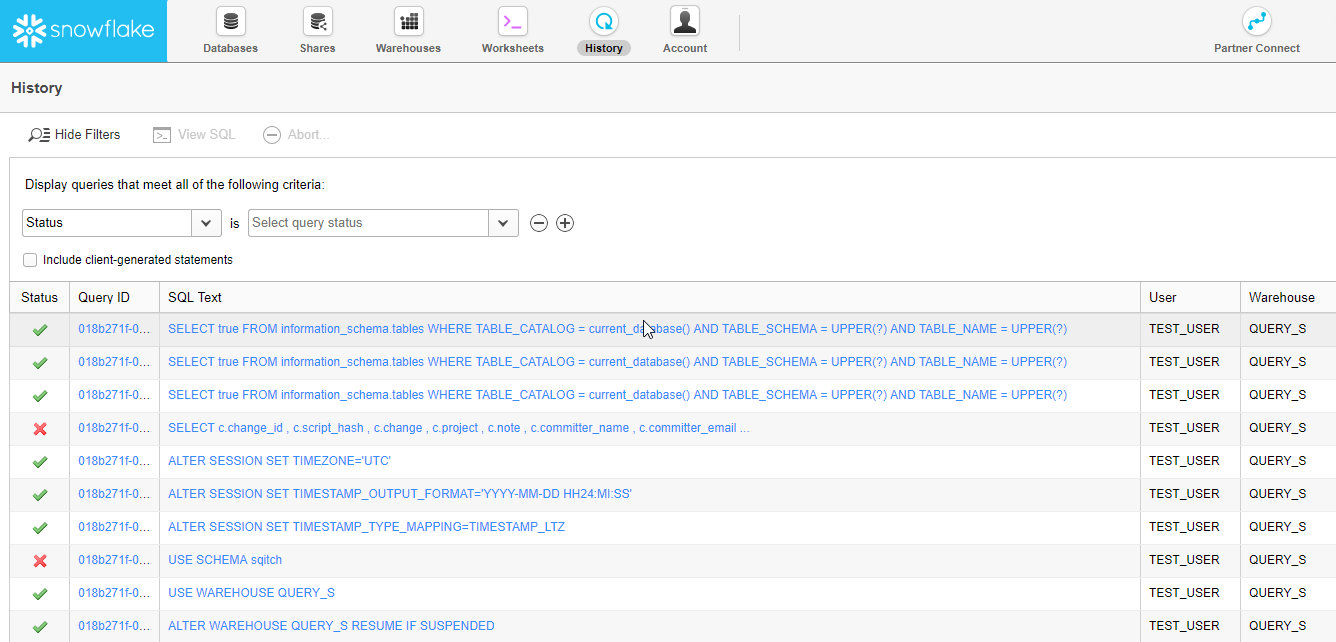 Snowflake - Hanging Registry Table Deployment · Issue #444 · sqitchers/sqitch · GitHub