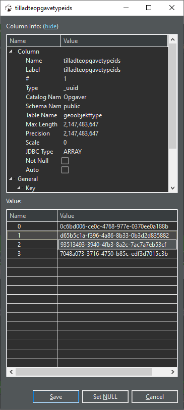 Adding values to arrays in UI not working · Issue #9965 · dbeaver/dbeaver · GitHub